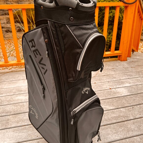 Callaway | Other | 224 Callaway Reva 4 Way Womens Cart Golf Stand Bag Strap Black Gray Brand New ...